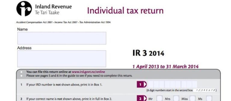 New Zealand tax information